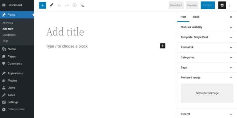 How to create and manage WordPress pages and posts? - cmsGalaxy