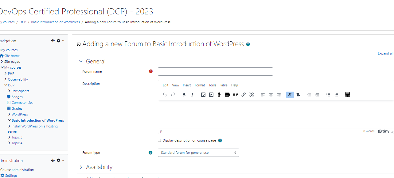 How to create and manage discussion forums in Moodle? - cmsGalaxy