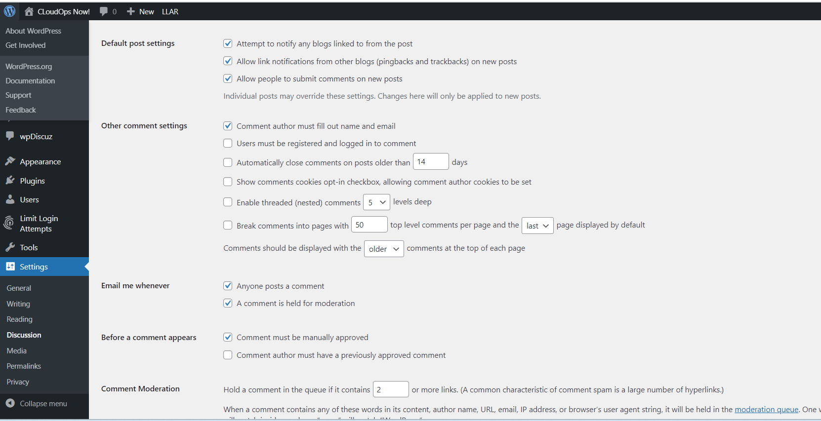Wordpress: wpdiscuz comments is not showing in wordpress - cmsGalaxy