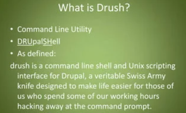 Drupal Tutorails Drush Complete Guide Cmsgalaxy 5099